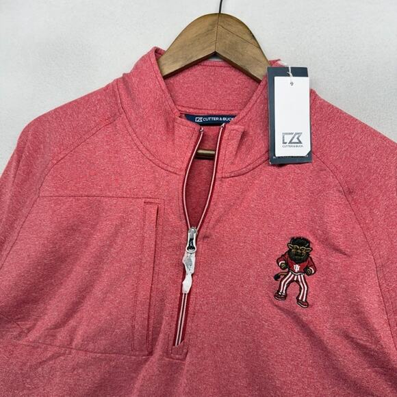 Cutter & Buck | Shirts | University Of Indiana Quarter Zip Mens Xl Red ...